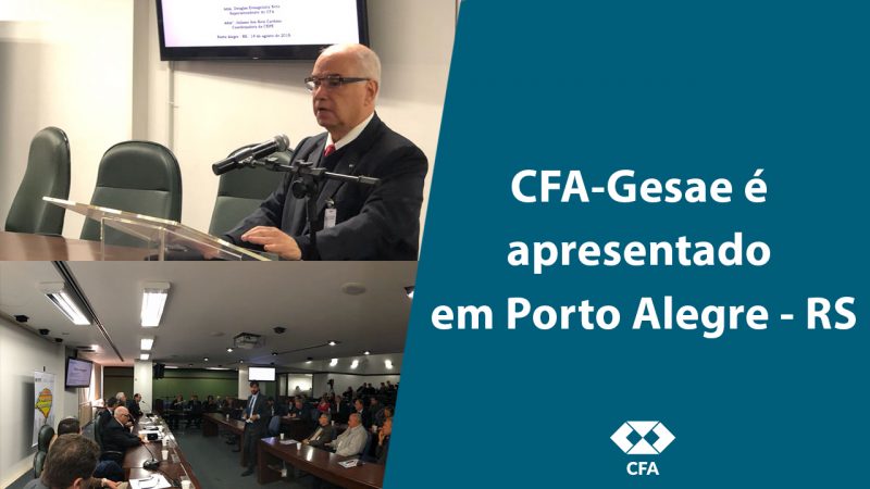 Autarquia apresenta CFA-Gesae em audiência pública em Porto Alegre – CFA