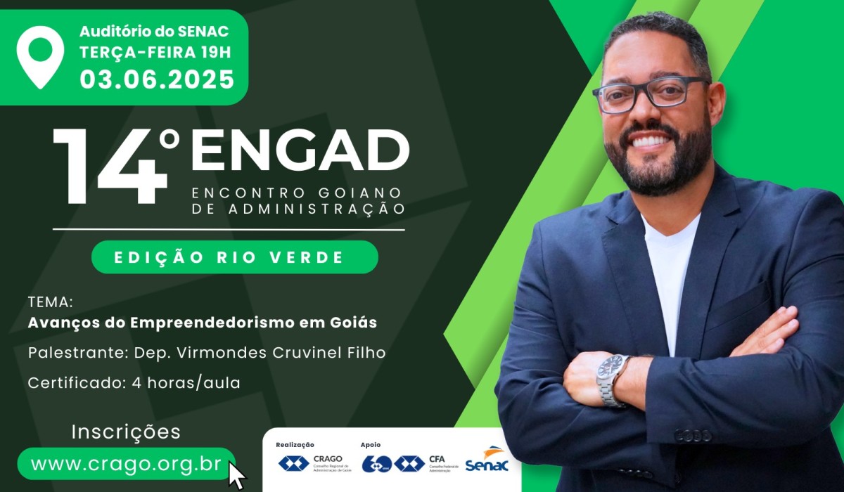 14º ENGAD celebra 60 anos da profissão com edições em Anápolis, Rio ...
